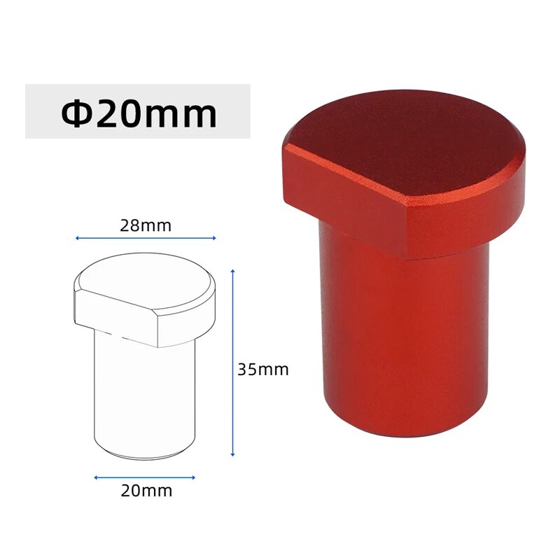 Зажим верстака BSIDE 20mm red