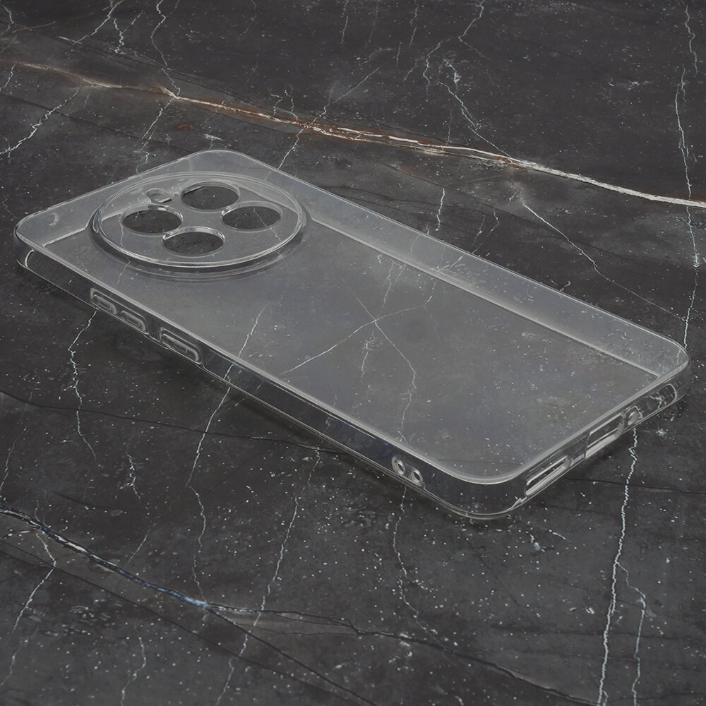 Силиконовый чехол Jack Case Premium Realme 12 (4G) /Realme 12 Plus прозрачный