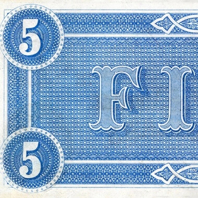 5 долларов 1864 Америка Конфедерация Ричмонд, сувенирная копия, банкноты и купюры редкие коллекционные