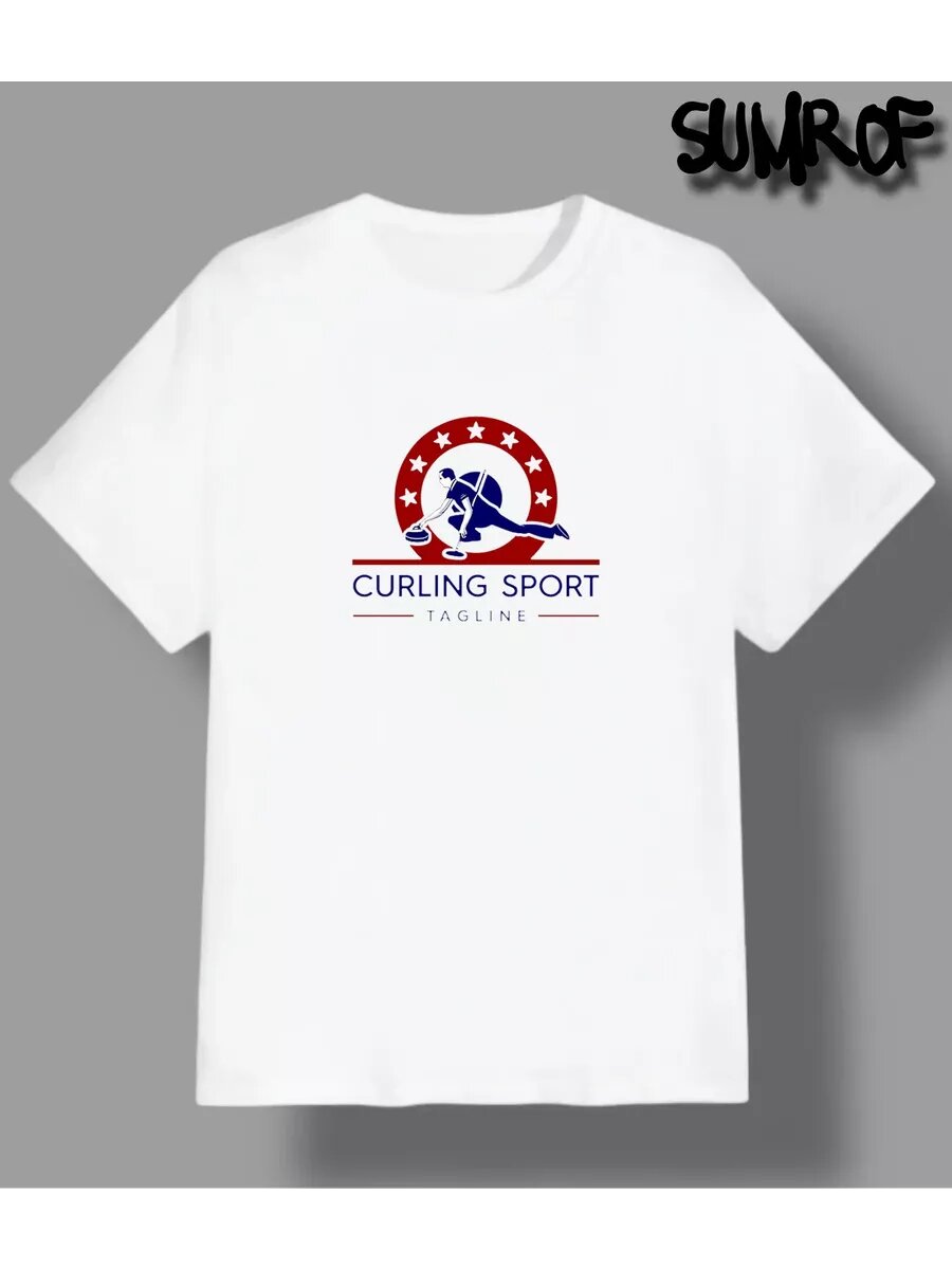 Футболка curling sport