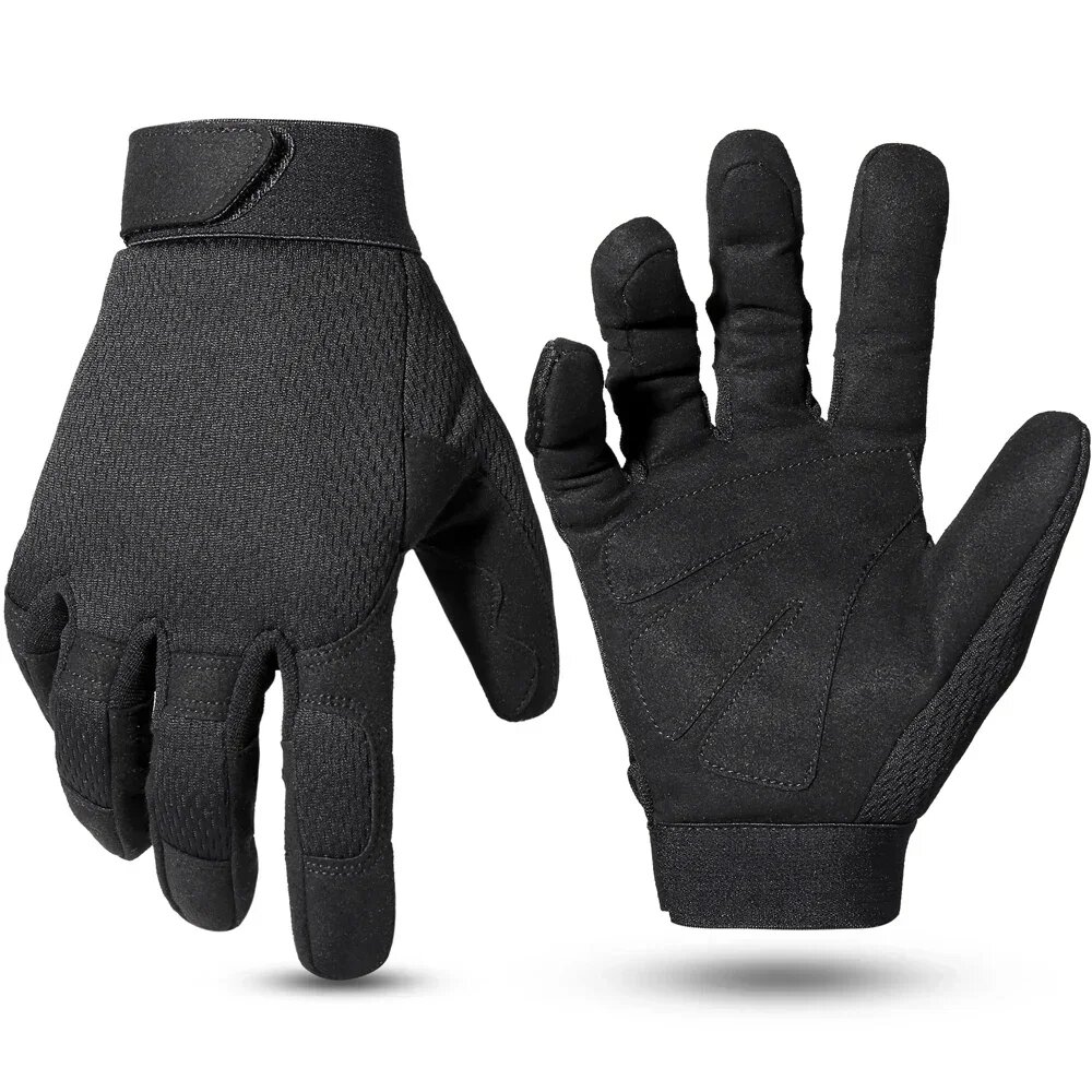 Черные тактические перчатки Macogear, размер S, A9 Black