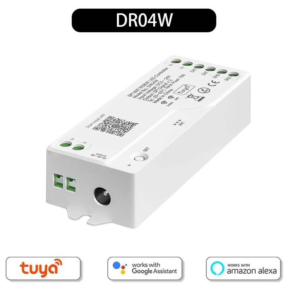 TUYA SPI WIFI RGBIC LED Controller DR03W DR04W