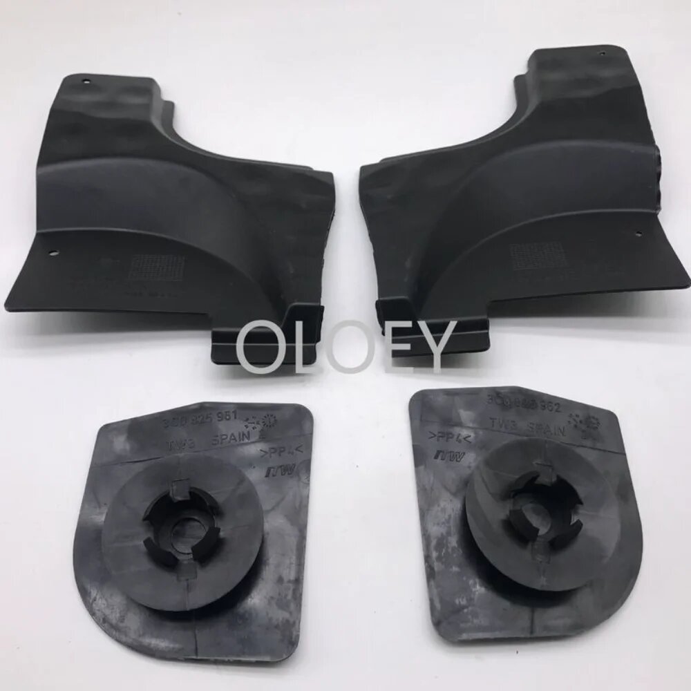 L&R Нижние напольные направляющие Крышка от брызг + штабели 3C 0825271 3С 0825272 3С 0825961 3С 0825962 для V W PASSAT B6 B7 CC Magotan SEAT