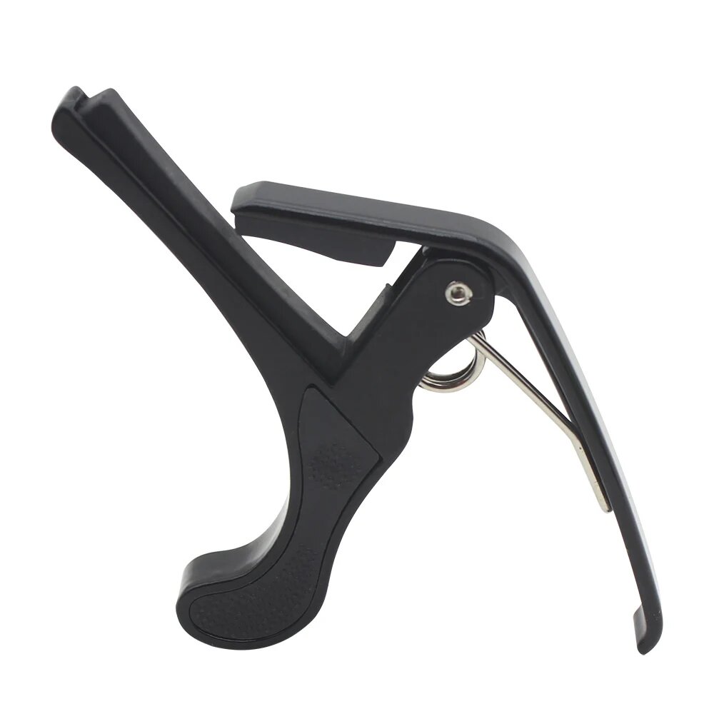 Металлический гитарный каподастр F-08 Черный, Black Guitar Capo