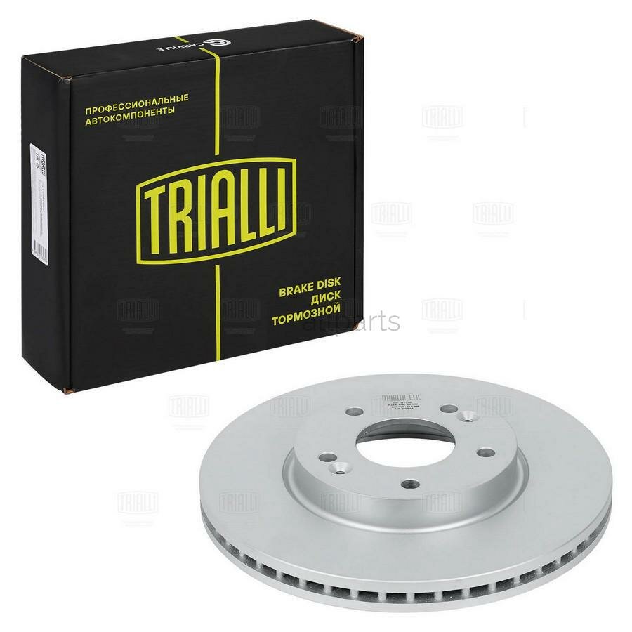 TRIALLI DF117316 Диск тормозной (окраш.) | перед |
