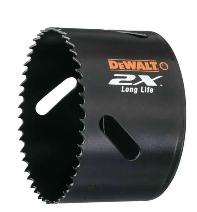 Коронка биметаллическая COBALT 8% M42 (108х46 мм) DEWALT DT8208L