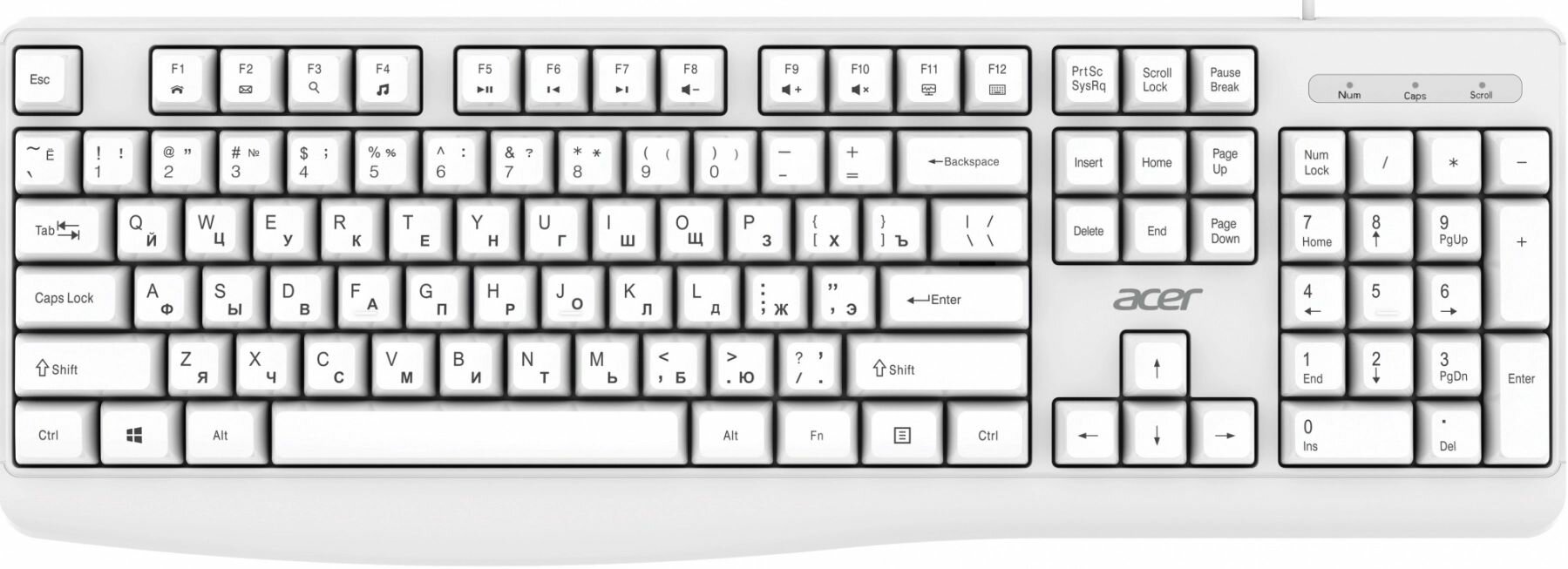 Клавиатура Acer OKW301 ZL. KBDCC.01B ZL. KBDCC.01B