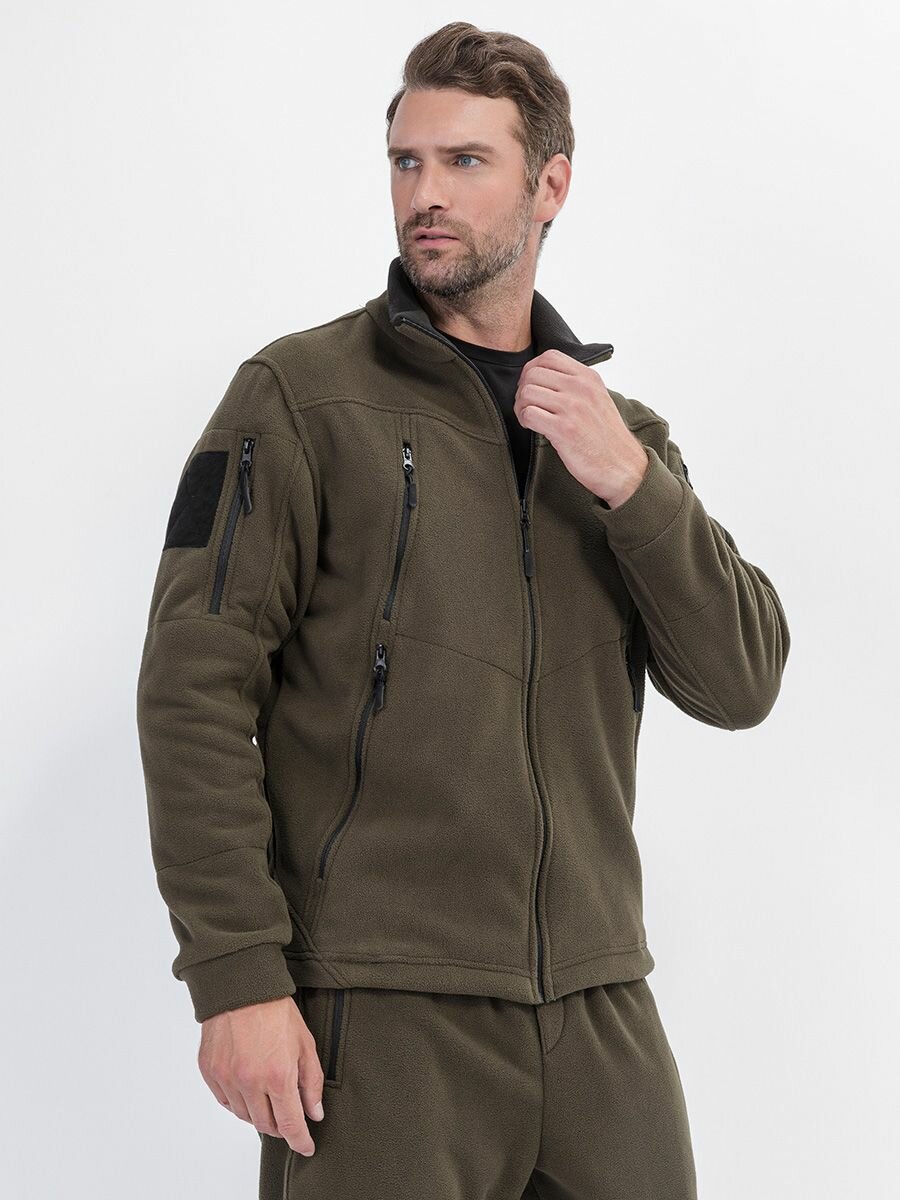 Флисовый костюм мужской тактический рыболовный BLACK VIPER BMKF0201