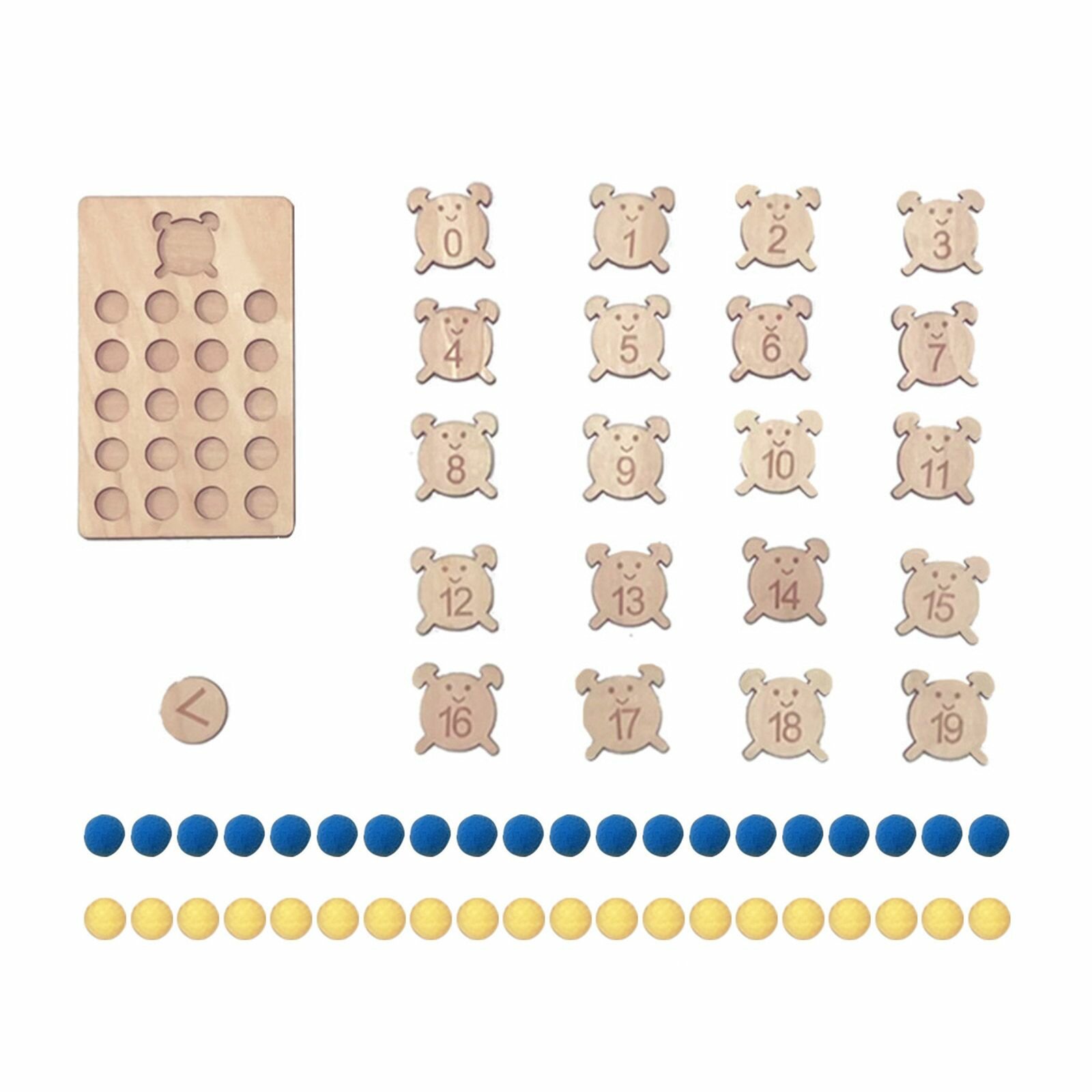 Доска с цифрами Детские игрушки-головоломки