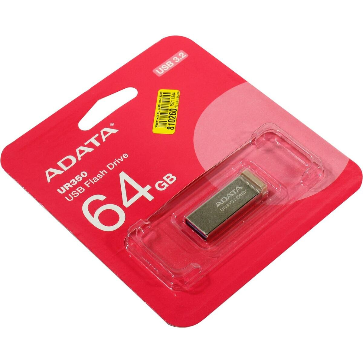 Adata UR350 UR350 64 Гб Pink