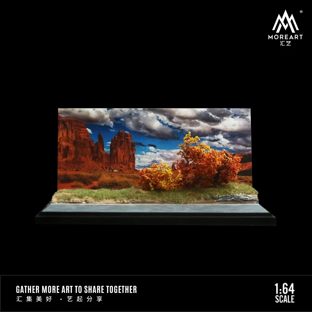 MOREART 1:64 Миниатюрная модель пейзажа Запада