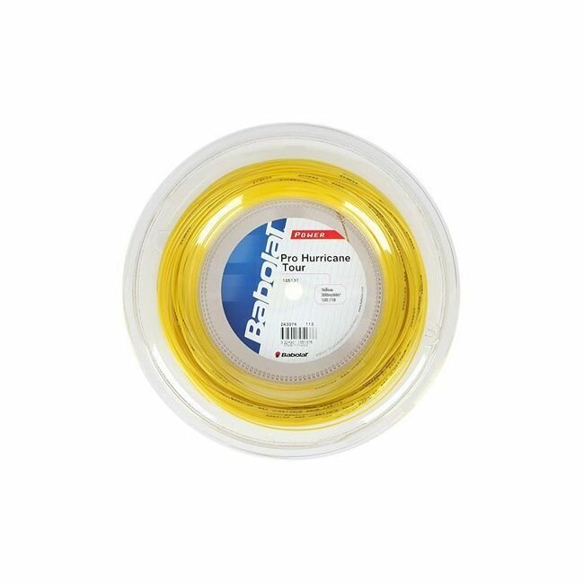Струна для большого тенниса BABOLAT RPM Hurricane бобина (200 m), 1,20 mm, желтый