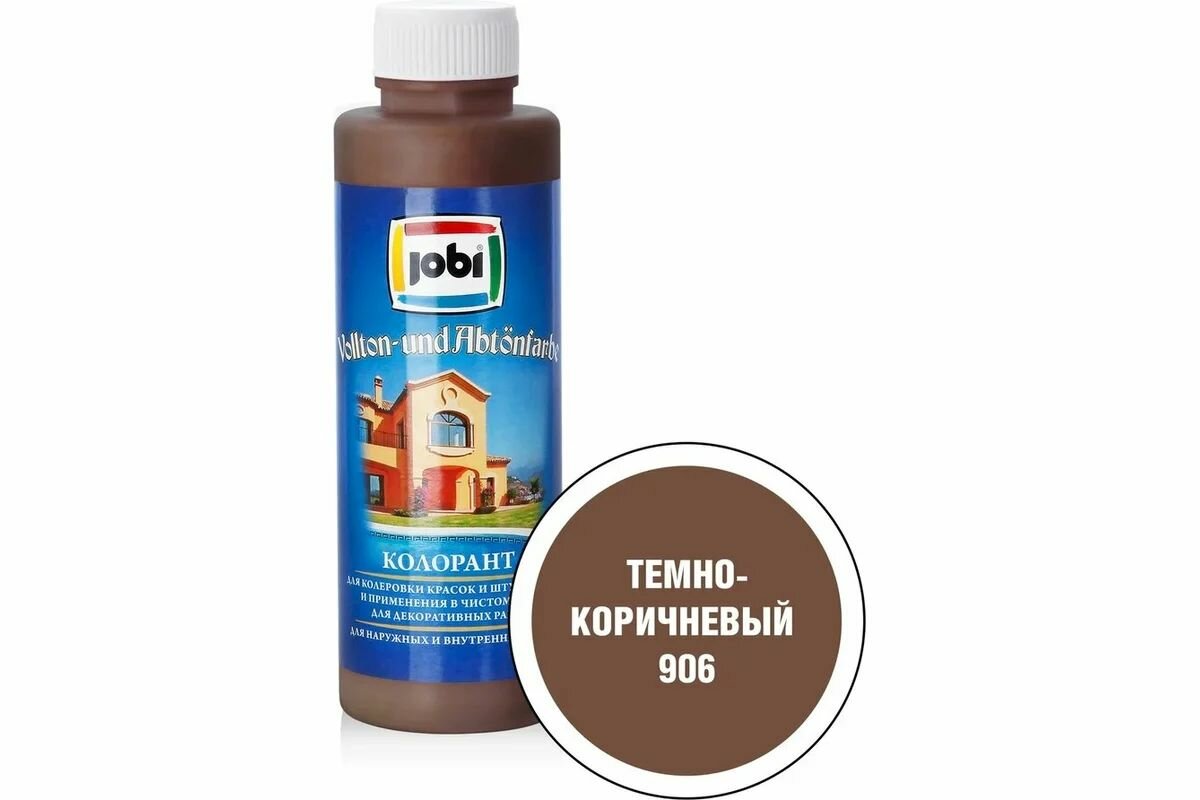 Колорант № 906 JOBI (темно-коричневый; 500 мл) 12897