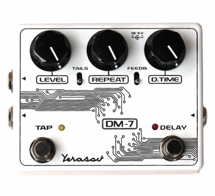 DM-7-Yerasov Tap Delay Педаль эффектов, Yerasov