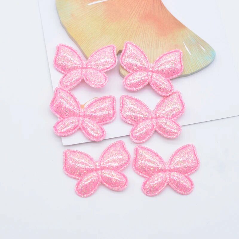 Набор из 50 аппликаций бабочек из искусственной кожи Diy Super Paradise