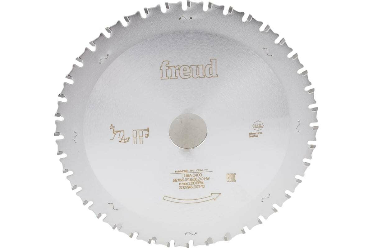 Диск пильный по железу LU6A (210х30 мм; 40Z) FREUD PRO LU6A0400