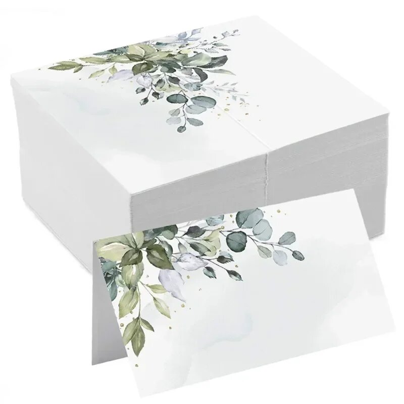 Именные карточки рассадки MOONBIFFY из дерева 20pcs