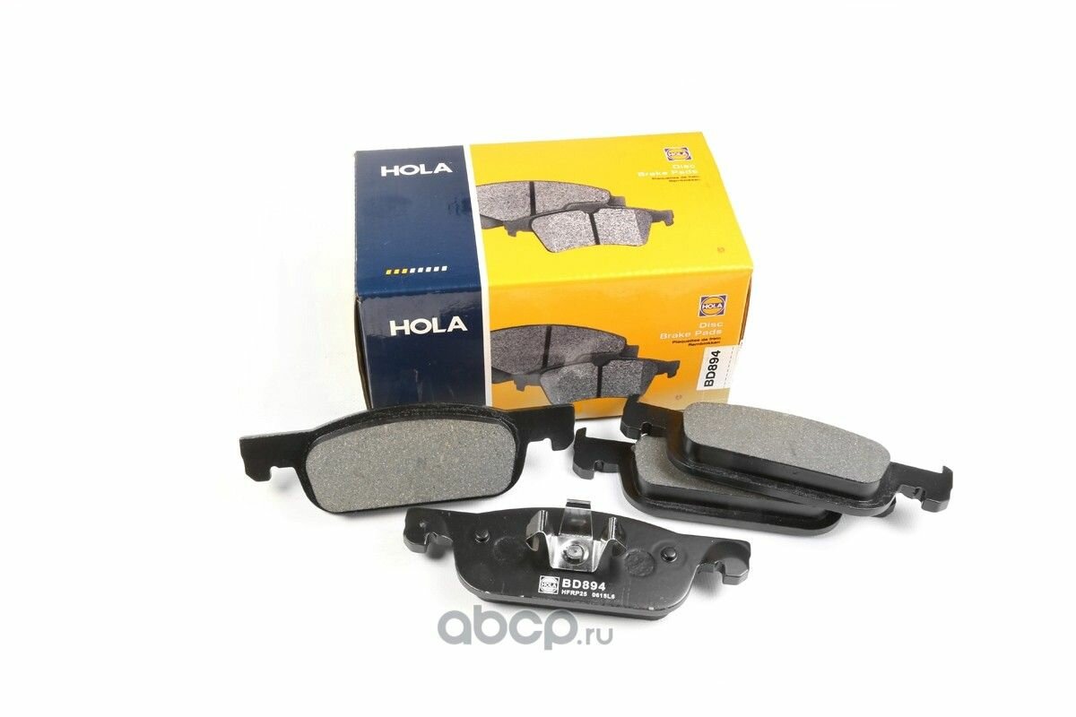 Тормозные колодки HOLA BD894 дисковые LADA Xray RENAULT Logan II (04.15-), Sandero/Stepway II (04.15-), Clio I
