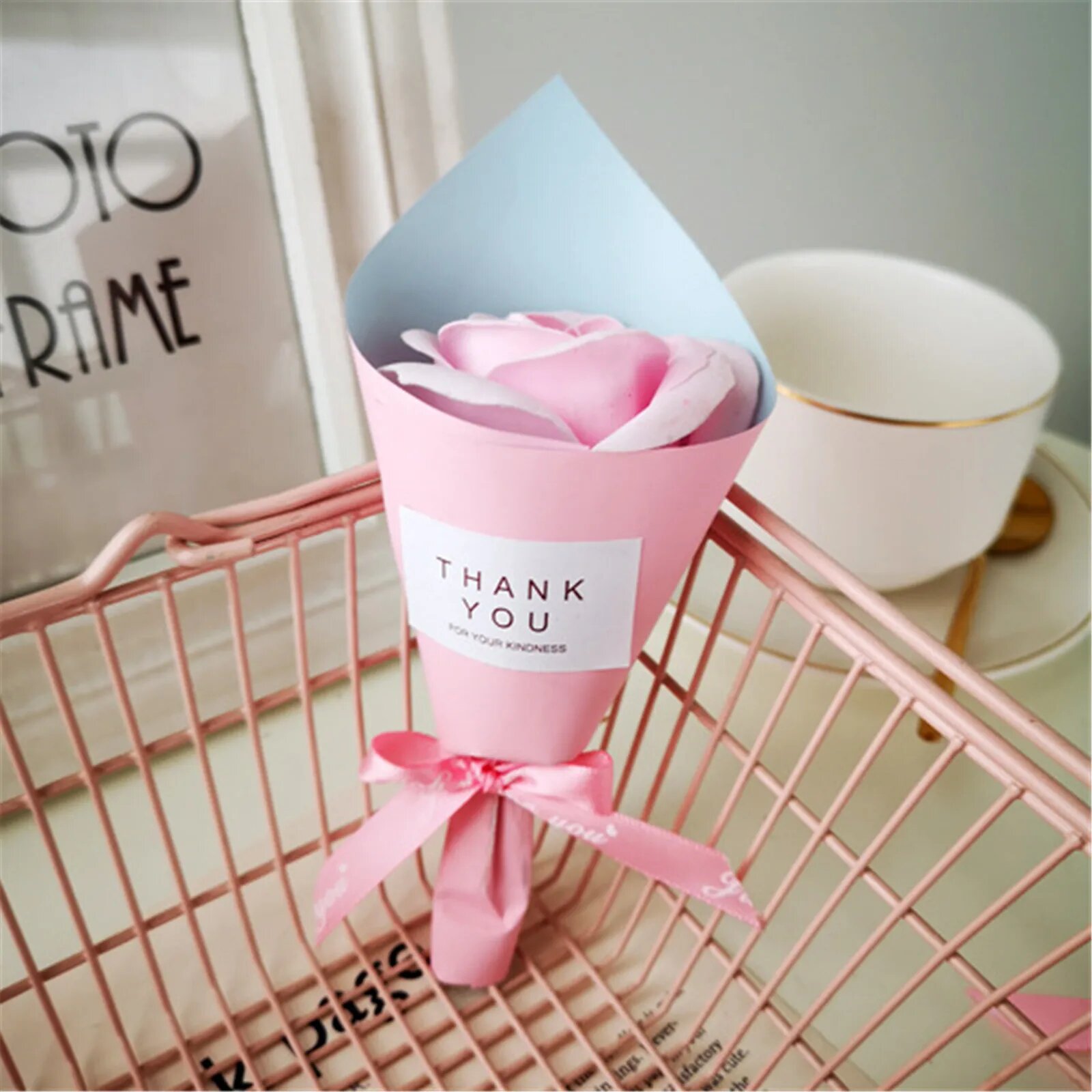 Мыльный букет роз Розовый, Pink Rose