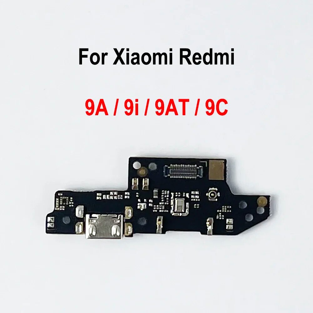 USB-порт для зарядки, разъем гибкого кабеля для Xiaomi Redmi 9A/Redmi 9i/Redmi 9AT/Redmi 9C
