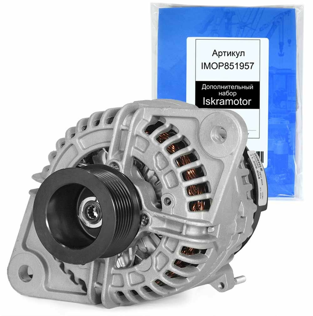 Генератор 28V, 80 ампер, 8-руч, MAHLE MG800 AAN5393 для Renault DXI-12 серии, Volvo D9 серии, Volvo DH12-серии, Renault, Volvo