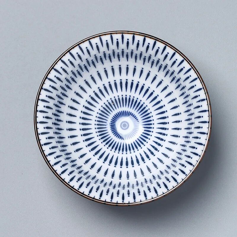 Сине-белая фарфоровая чайная чашка, китайская чайная чаша кунг-фу для Пуэра, A09 8.5X3.5cm 60ml