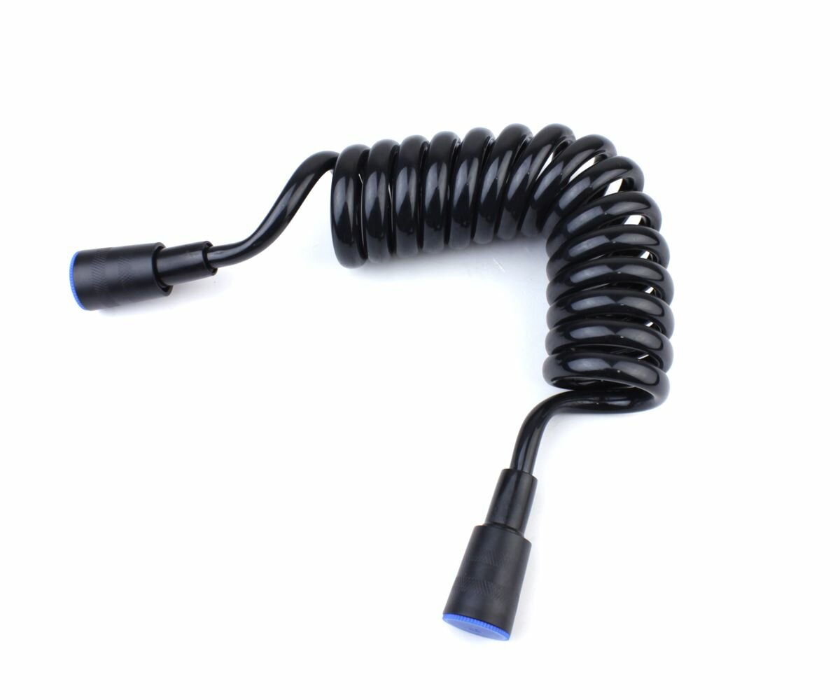 47 Пружинный гибкий шланг для душа ABS Bronze de Luxe, черный 250 см (шт)