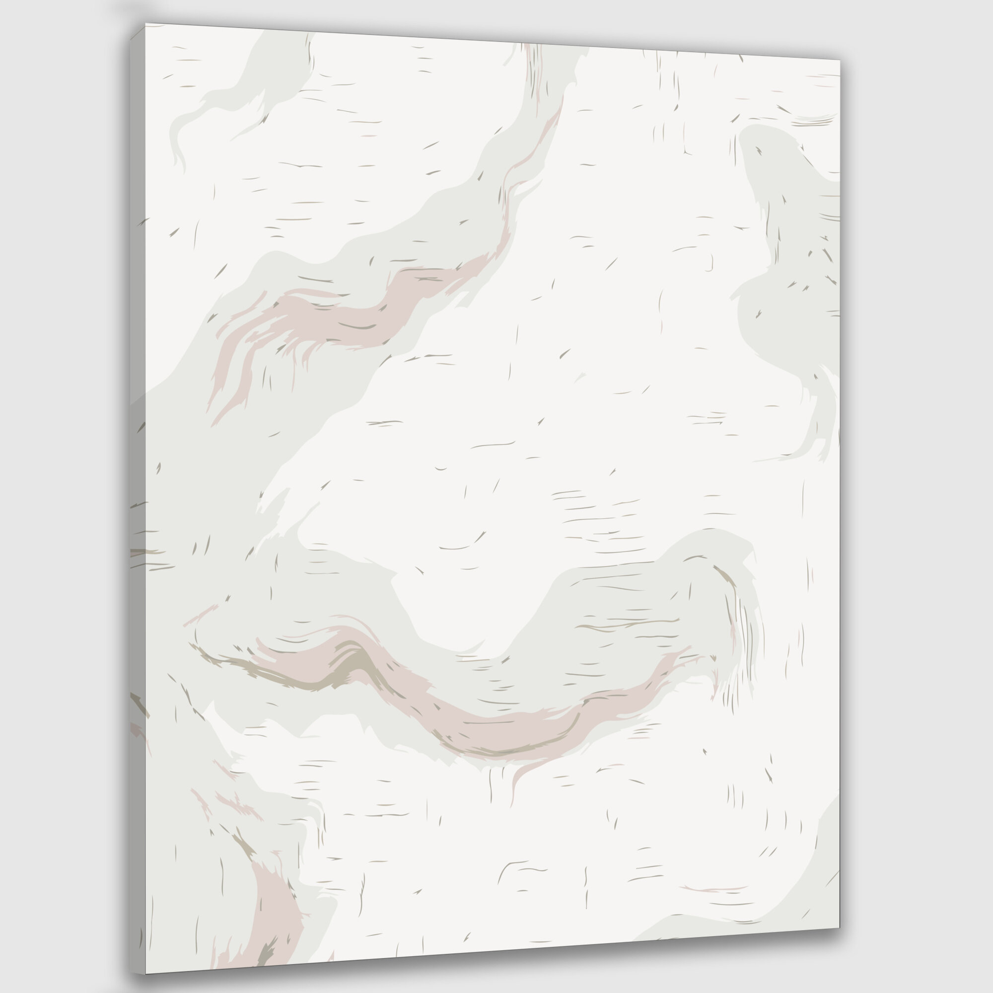 Картина по номерам 40x50 см, минимализм, тушь, топографическая карта, контурные линии, упрощение, детали