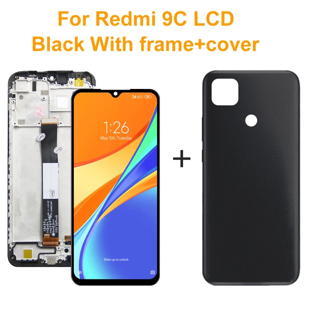 OEM для Xiaomi 6,53 'Redmi 9A для Redmi 9C M2006C3LG M2006C3LI ЖК-дисплей с цифровым преобразователем сенсорного экрана в сборе, замена