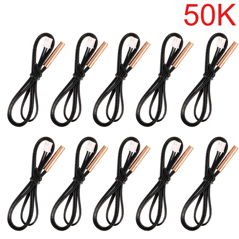 10 шт. датчик температуры кондиционера медная головка 5k 10K 15k 20K 25K 50K 50K 10PCS