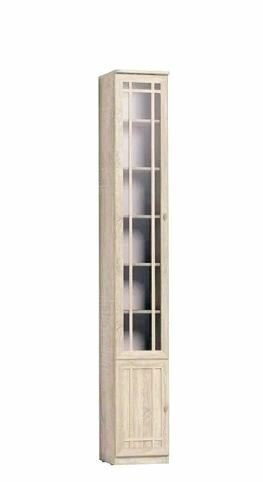 Шкаф книжный Sherlock 35 правый, Дуб Сонома, 35х240х20 см.