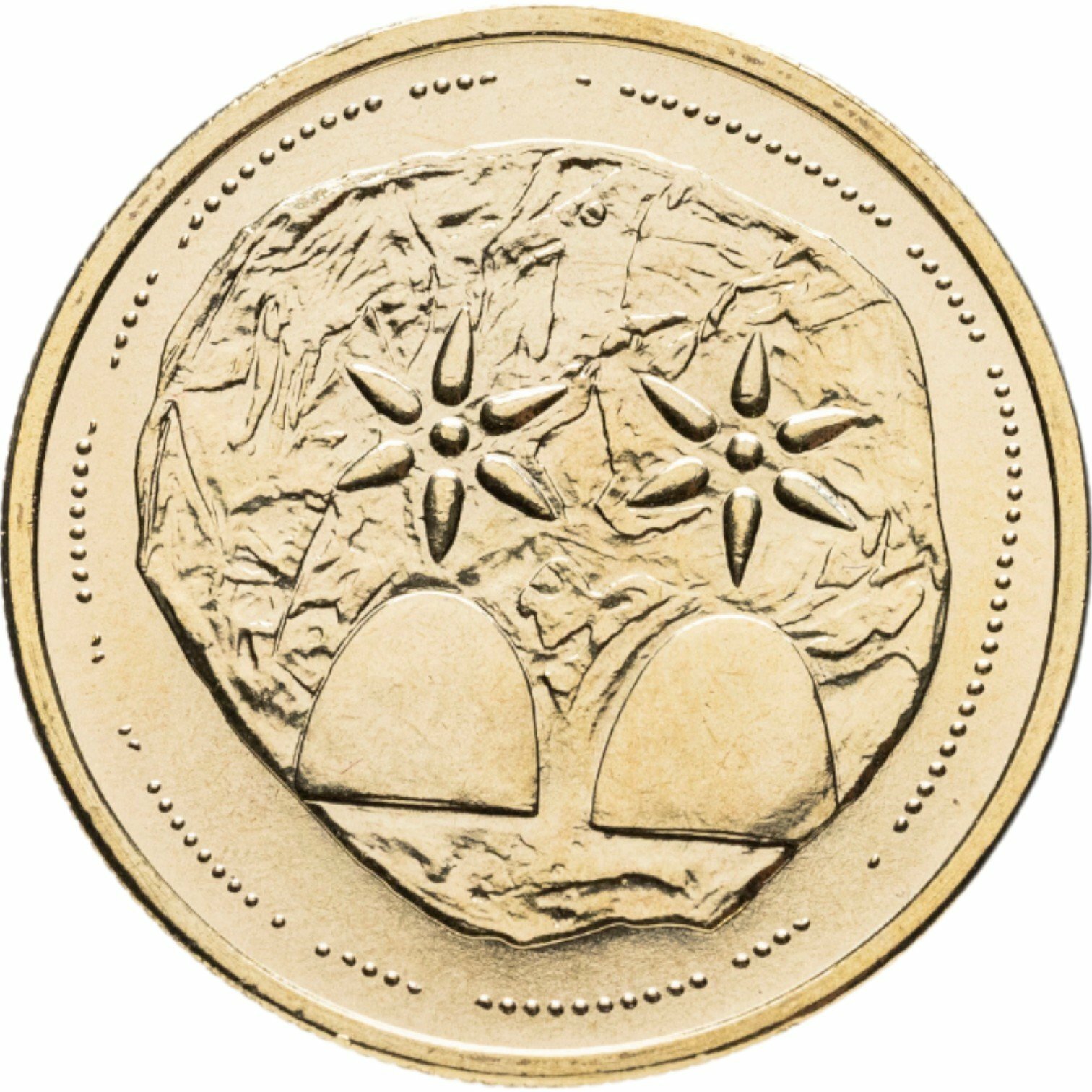 Абхазия 1 апсар 2025 Диоскуриада, Сталь, в сохранности UNC