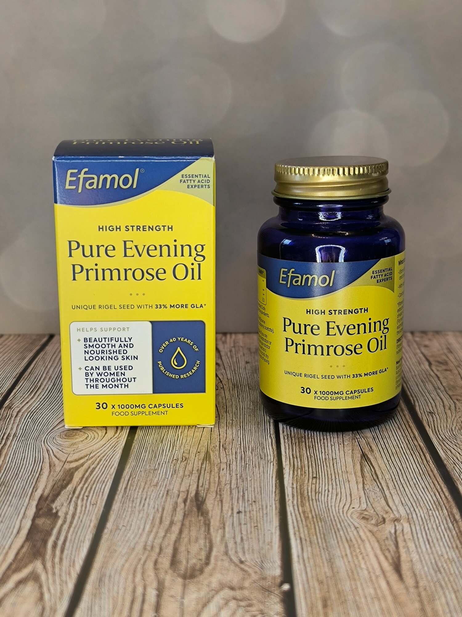 Масло примулы вечерней Efamol Efamol Pure Evening Primrose Oil 30 капсул