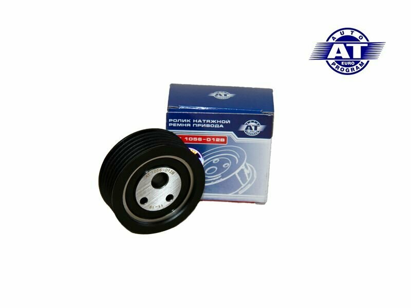 Ролик ремня приводного, натяжной для авто с ГУРом арт. AT 1056-012B, для LADA 2110;2112 98- 16V