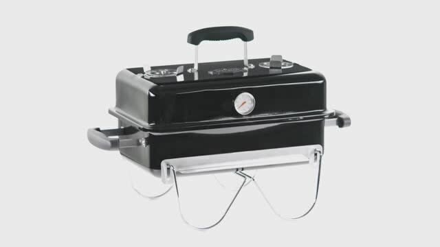 Угольный гриль портативный 57х30х39 см