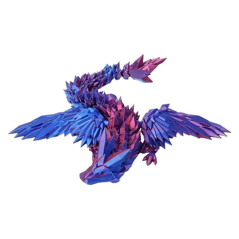 Антистресс, Дракон Запада, Игрушечный динозавр с 3D-печатью.22 CM