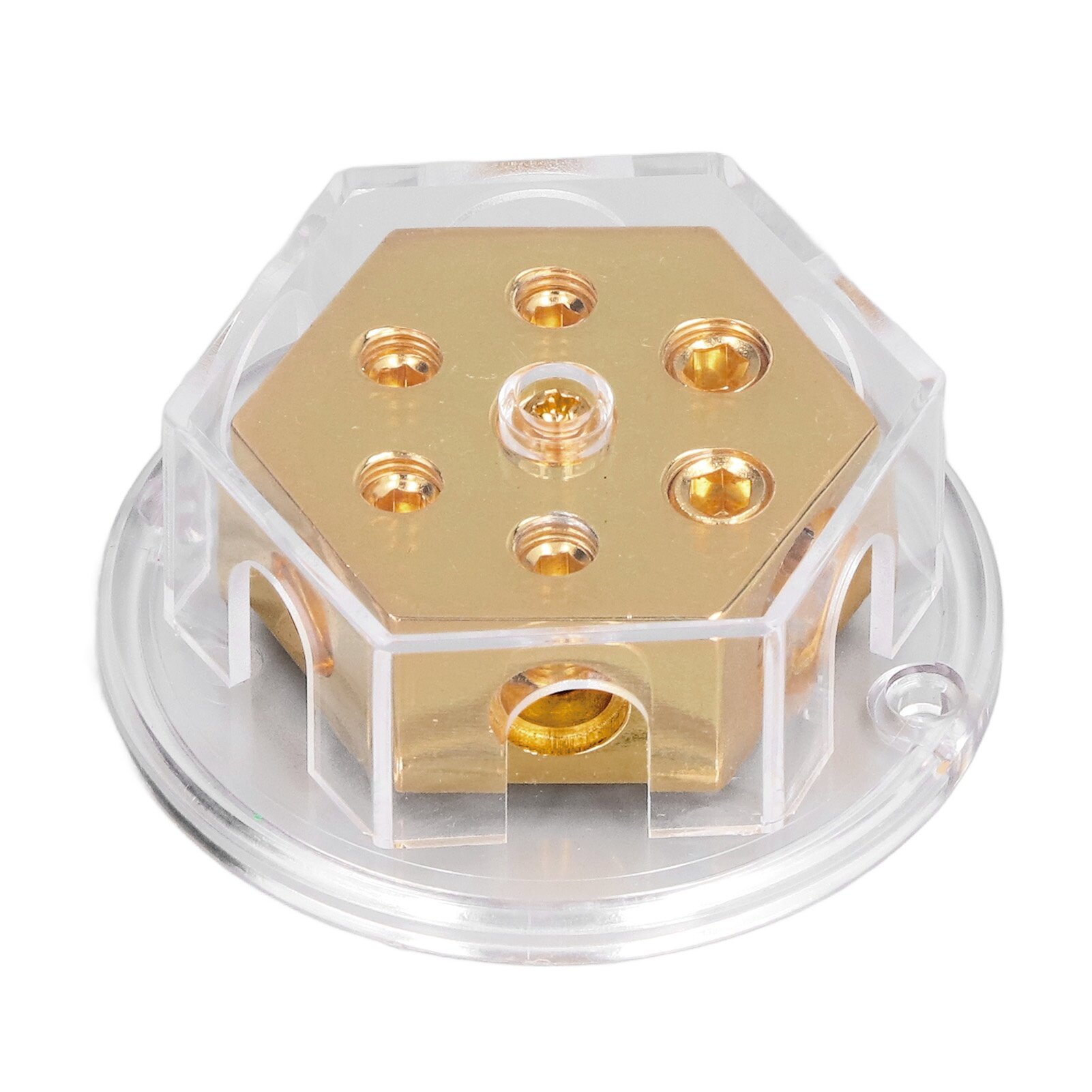 Распределительный Блок Заземляющий Провод Отрицательный Разветвитель Калибра 2x0 в 4x4 В Держатель Предохранителя для Автомобильного Аудиоусилителя