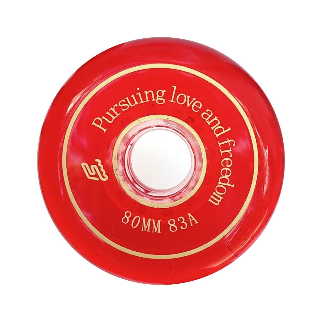 Колесо для роликовых коньков Fellow "Freedom", 80/83A Red, (1шт.)