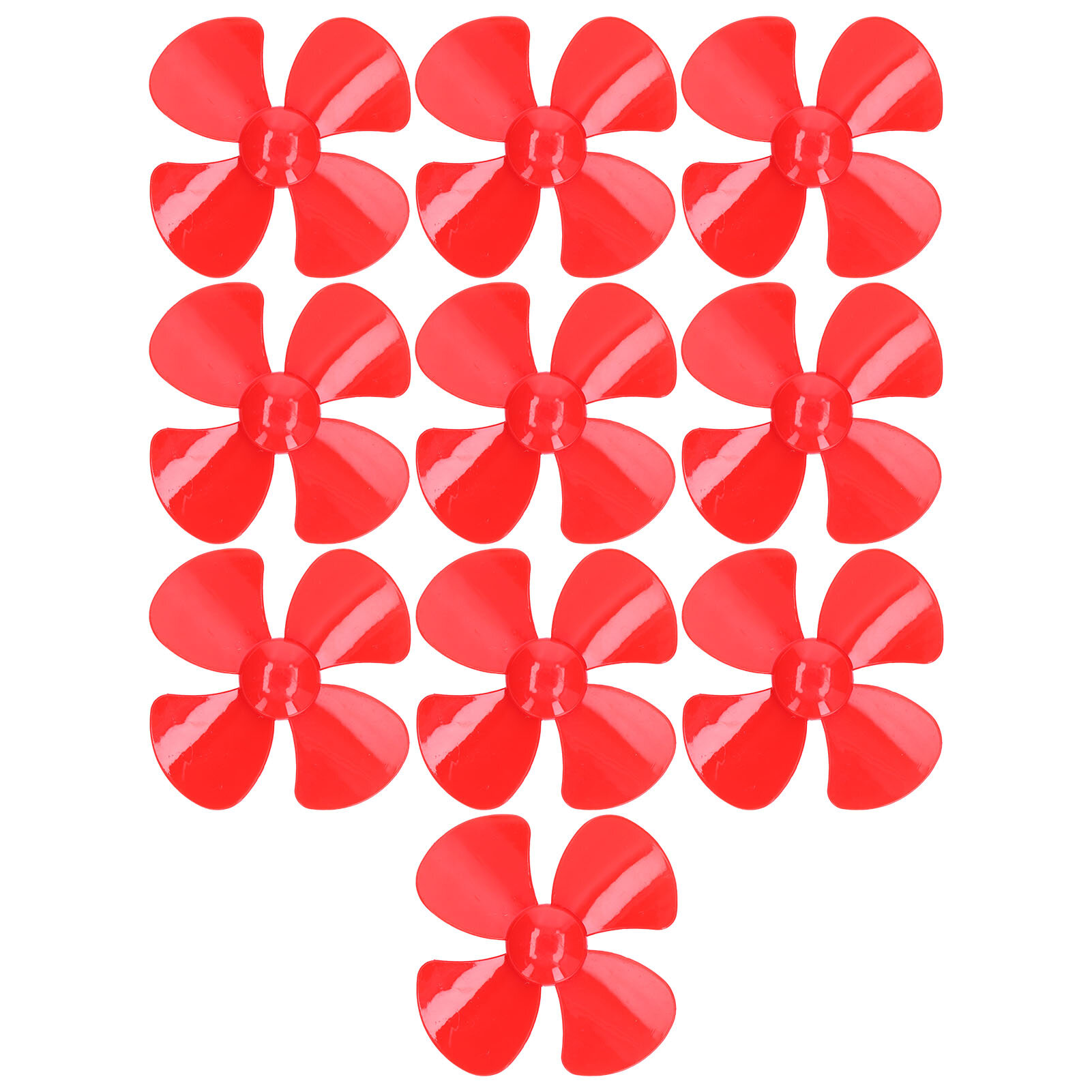 10 шт. Пропеллер 4 лезвия Сильные ветер прочные материалы легкий вес 40 мм DIY игрушечный автомобиль пропеллер