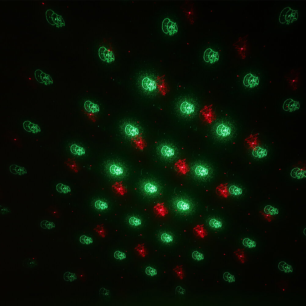 Светодиодный мини-Dj-бар сценический свет со звуковым управлением Рождественский проектор со штативом для клубной вечеринки