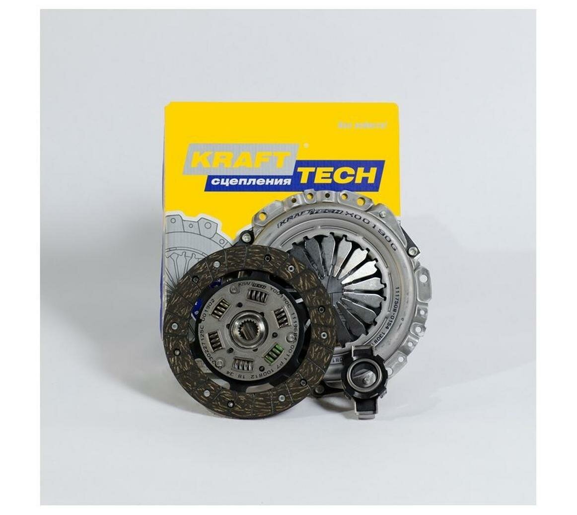 Комплект сцепления ваз для автомобилей KraftTech W00190B (запчасти и комплектующие)