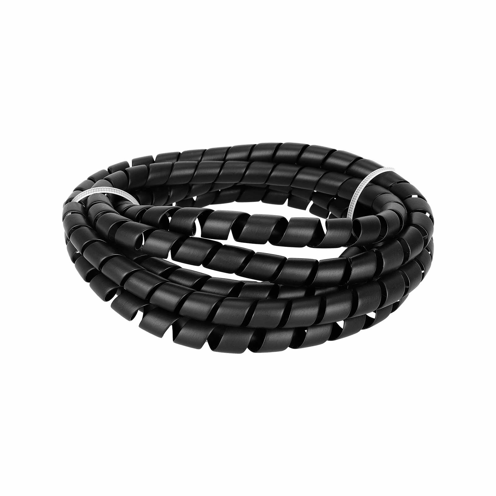 8 мм x 2 м спиральная обмотка кабеля, органайзер для намотки проводов, органайзер для тормозных кабелей электроскутера, защитный рукав для проводов из полипропилена, трубка