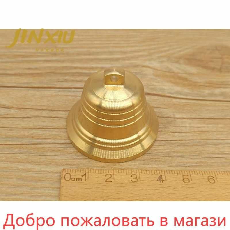 Валдайский колокольчик №1 из латуни с мелодичным звоном для интерьера подарка и декора диаметр 3.9 см