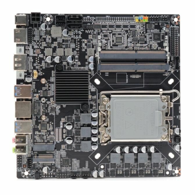 Материнская плата AFOX AFH610-MI (AFH610-MI) - LGA 1700, Intel H610, 2хDDR4, 1хМ.2, Mini-ITX