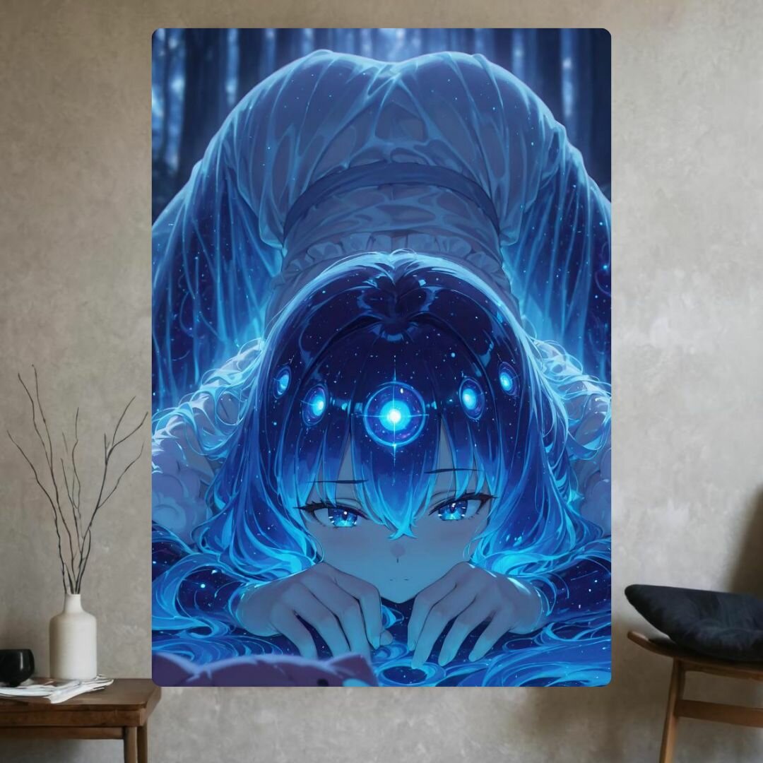 Картина на металле (аниме) Девушка, 20*30