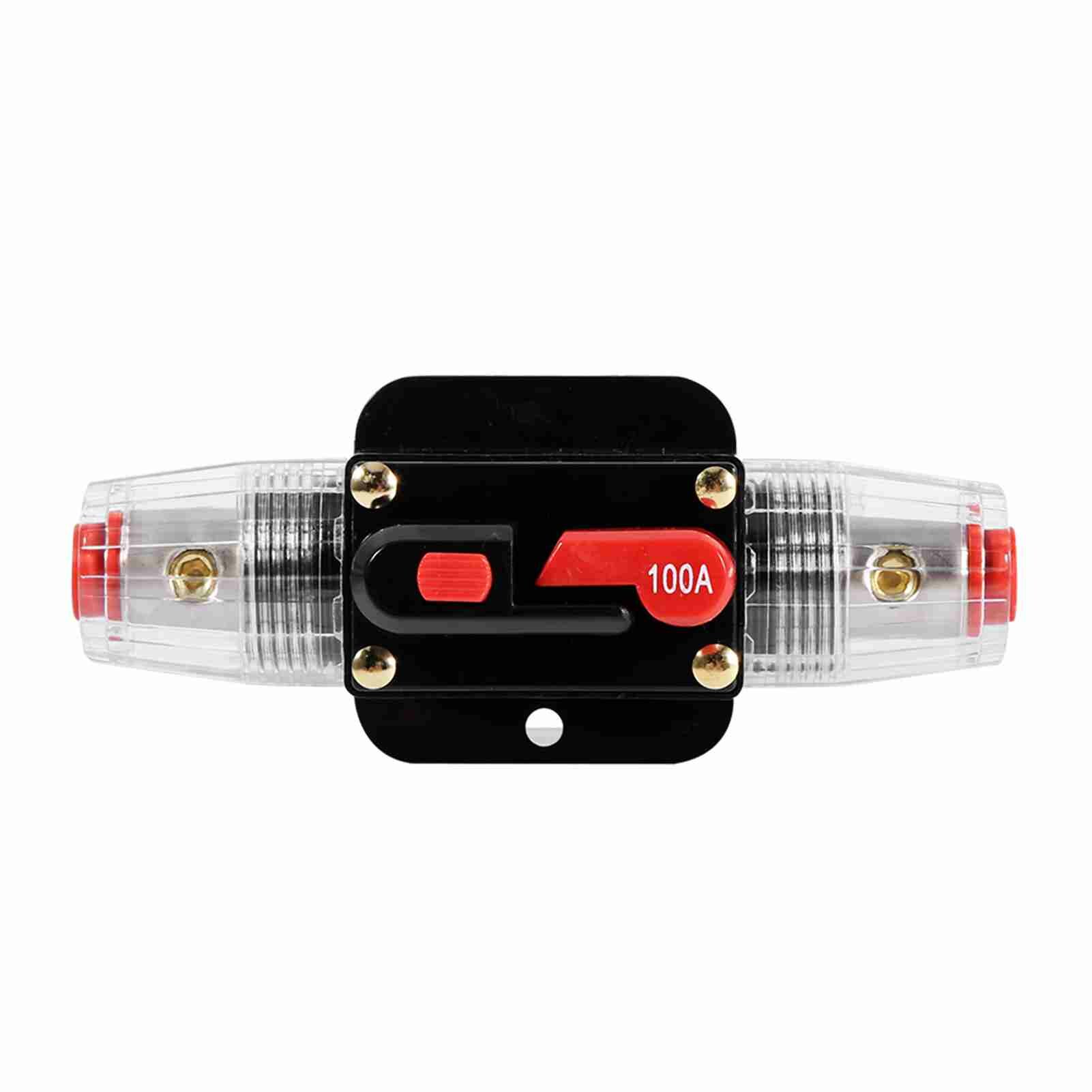 Водонепроницаемый автоматический выключатель 12-24 В, держатель предохранителя сброса, 50-100 А, сильноточный блок предохранителей для автомобиля, лодки, автомобильные электрические системы