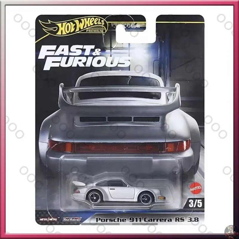 Машинка Fast & Furious HNW46 Porsche 911 carrera Rs 3.8 масштаб 1/64 металл