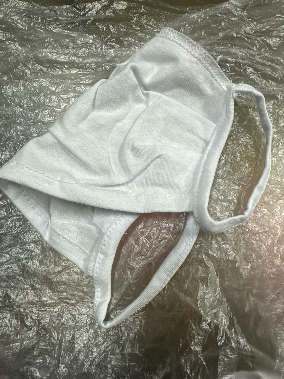 Респиратор-полумаска защитная тканевая многоразовая белая черная от пыли солнца камер эпидемий ковид 10шт