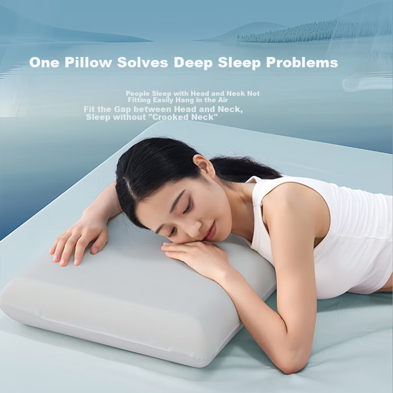 BelleSilk Memory Foam Neck Pillow Core for Deep Sleep and Neck Care