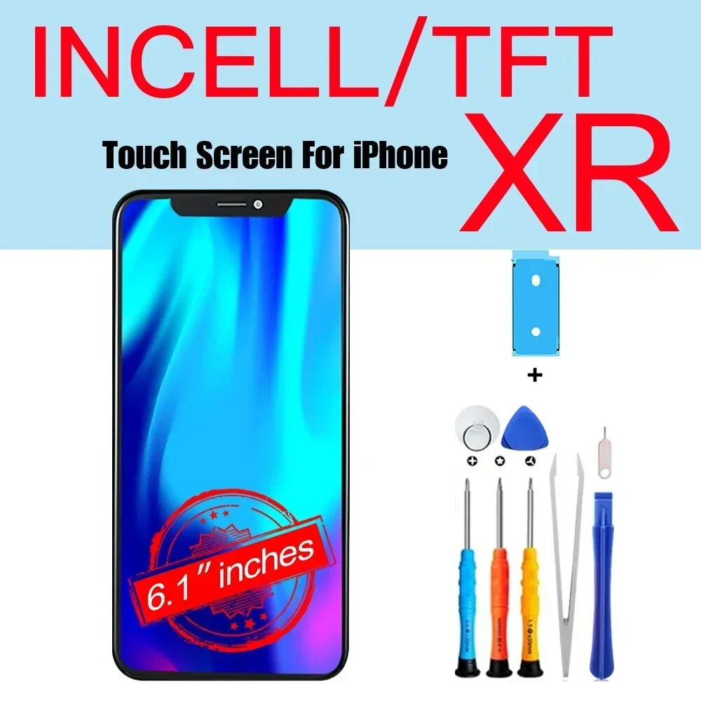 PINZHENG Высококачественный дисплей INCELL LCD OLED OEM AMOLED для iPhone XS MAX X XR 11 12 13 MINI PRO PROMAX Замена экрана INCELL For XR